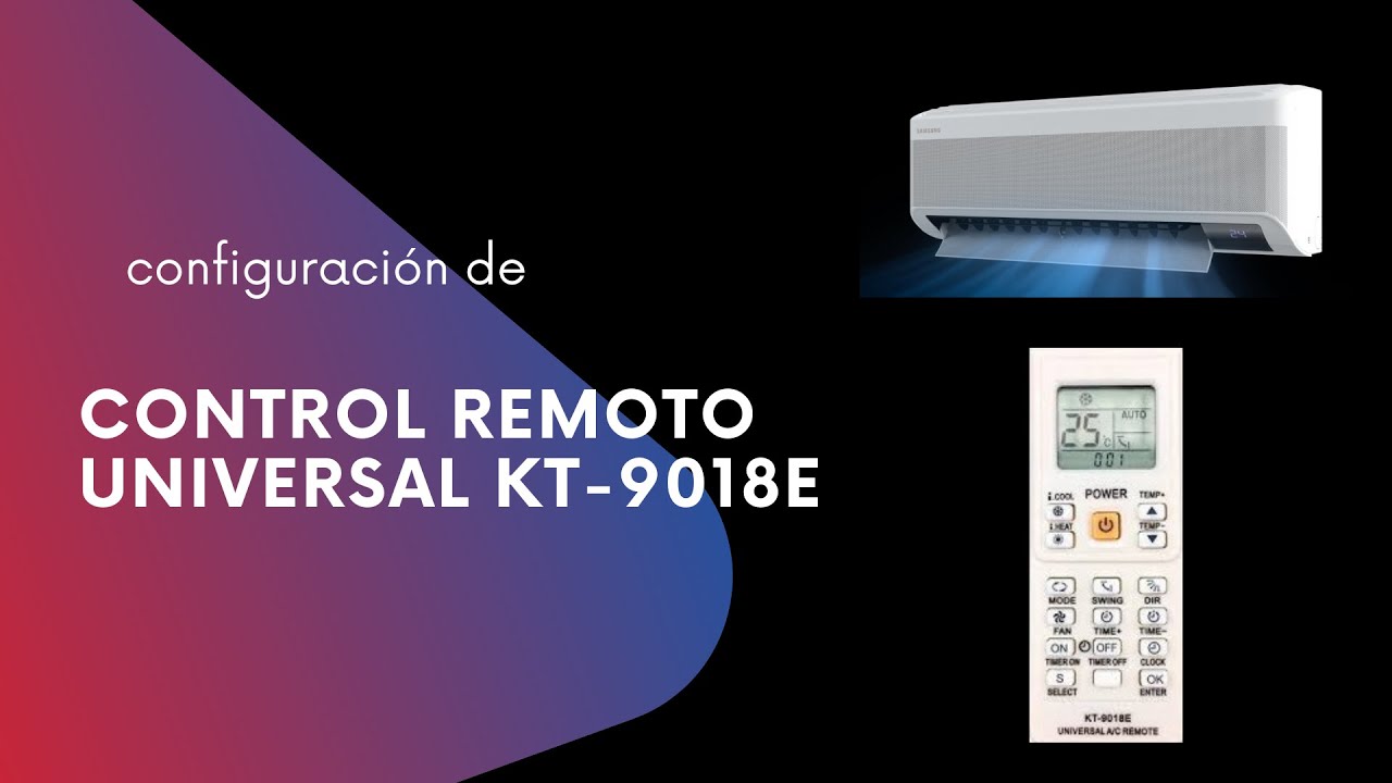 fundamentos de la configuración del control universal de un aire ...