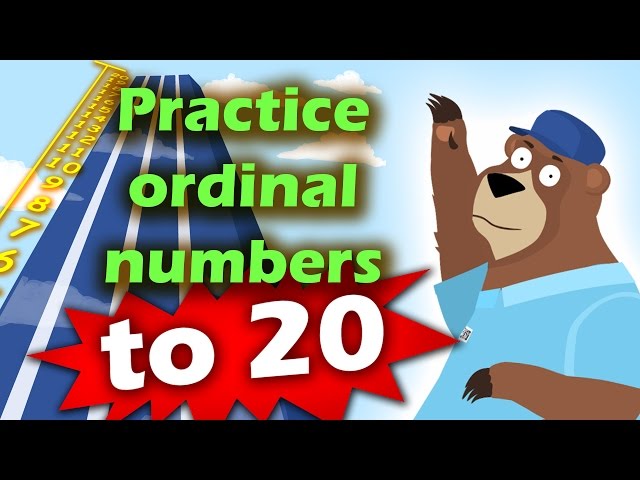 Ordinal Numbers 1 20