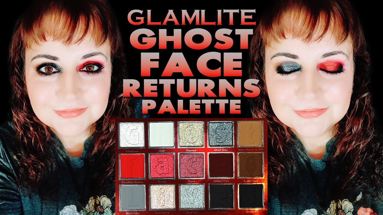 NEW!!! Glamlite x Ghost Face Returns Palette Review and Tutorial - YouTube