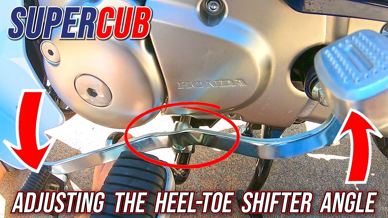 SUPERCUB: 2019 Honda Super Cub // Heel-Toe Shift Lever Adjustment - YouTube