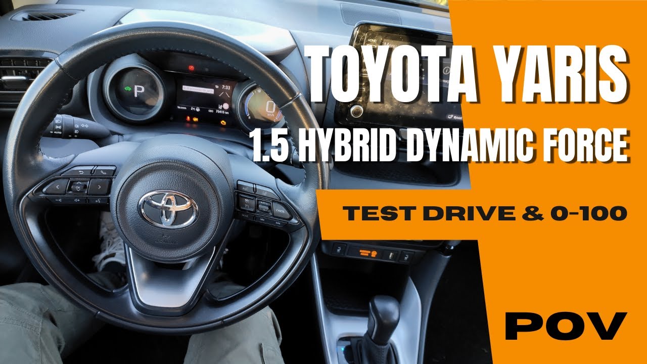 Toyota Yaris 2023 (1.5 Hybrid Dynamic Drive 116HP) | 4K POV Test Drive ...