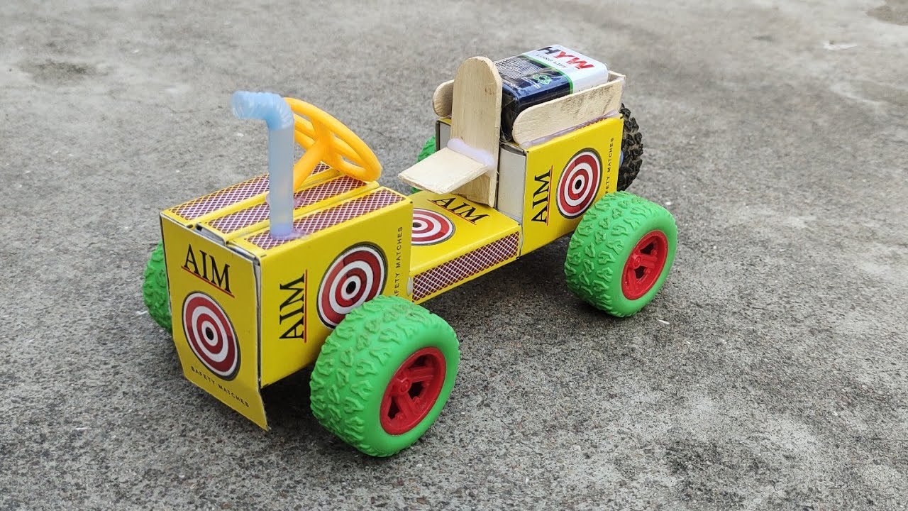How To Make Matchbox Car Jeep At Home - Diy Matchbox Willys Car Jeep ...