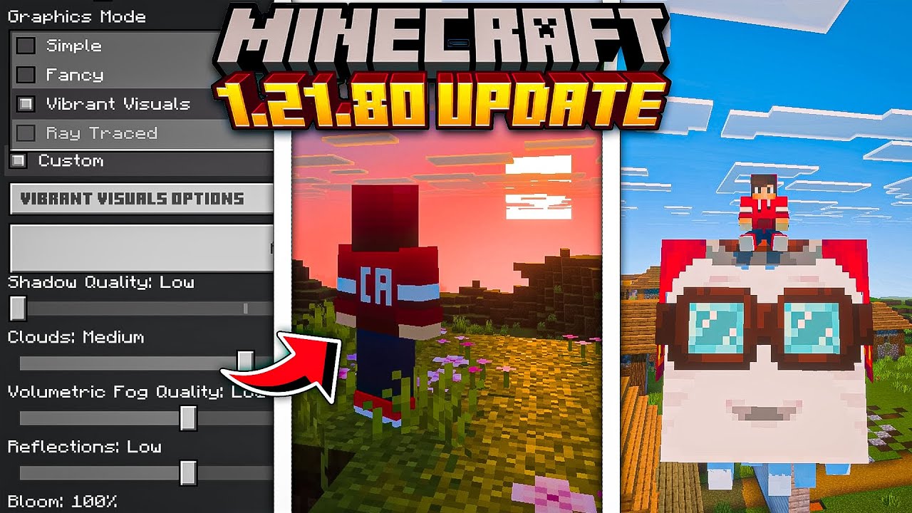 Minecraft 1.21.80 Official Update – NEW Vibrant Visuals & Happy Ghasts ...
