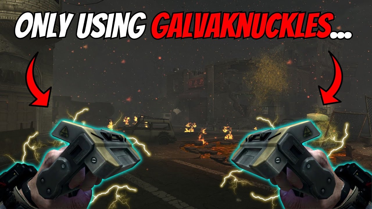 Zombies, but I can ONLY Use GALVAKNUCKLES - YouTube
