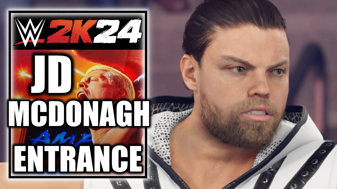 WWE 2K24 JD McDonagh Entrance Cinematic - YouTube