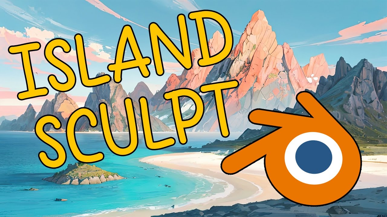 Sculpting an island map in Blender for my indie game - YouTube