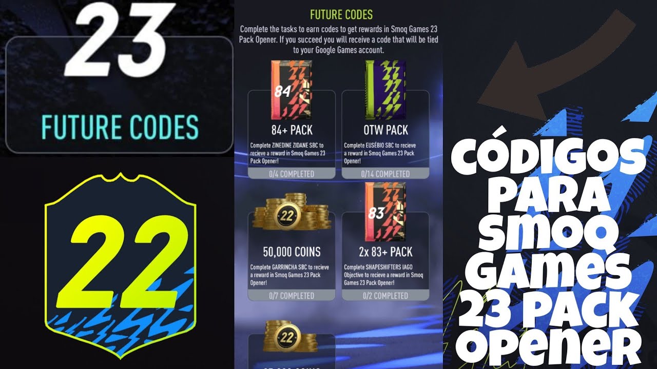 CODIGOS PARA SMOQ GAMES 23 PACK OPENER YouTube codigos-para-smoq-games-23-pack-opener-youtube