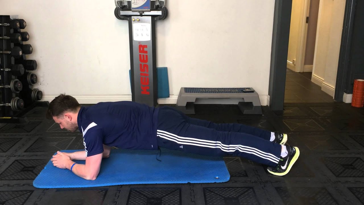 Bad plank versus good plank - YouTube