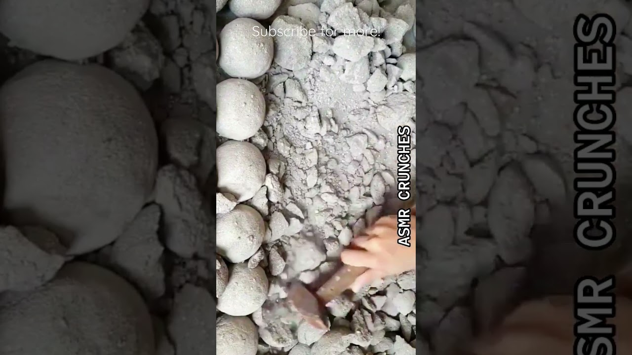 ASMR♡Hammering🔨 #asmr #shorts #short #satisfying #concrete #cement # ...