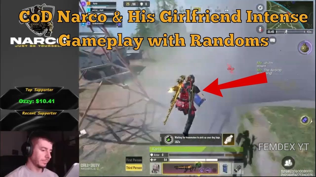 CoD Narco & His Girlfriend Intense Gameplay with RandomsCall of Duty ...