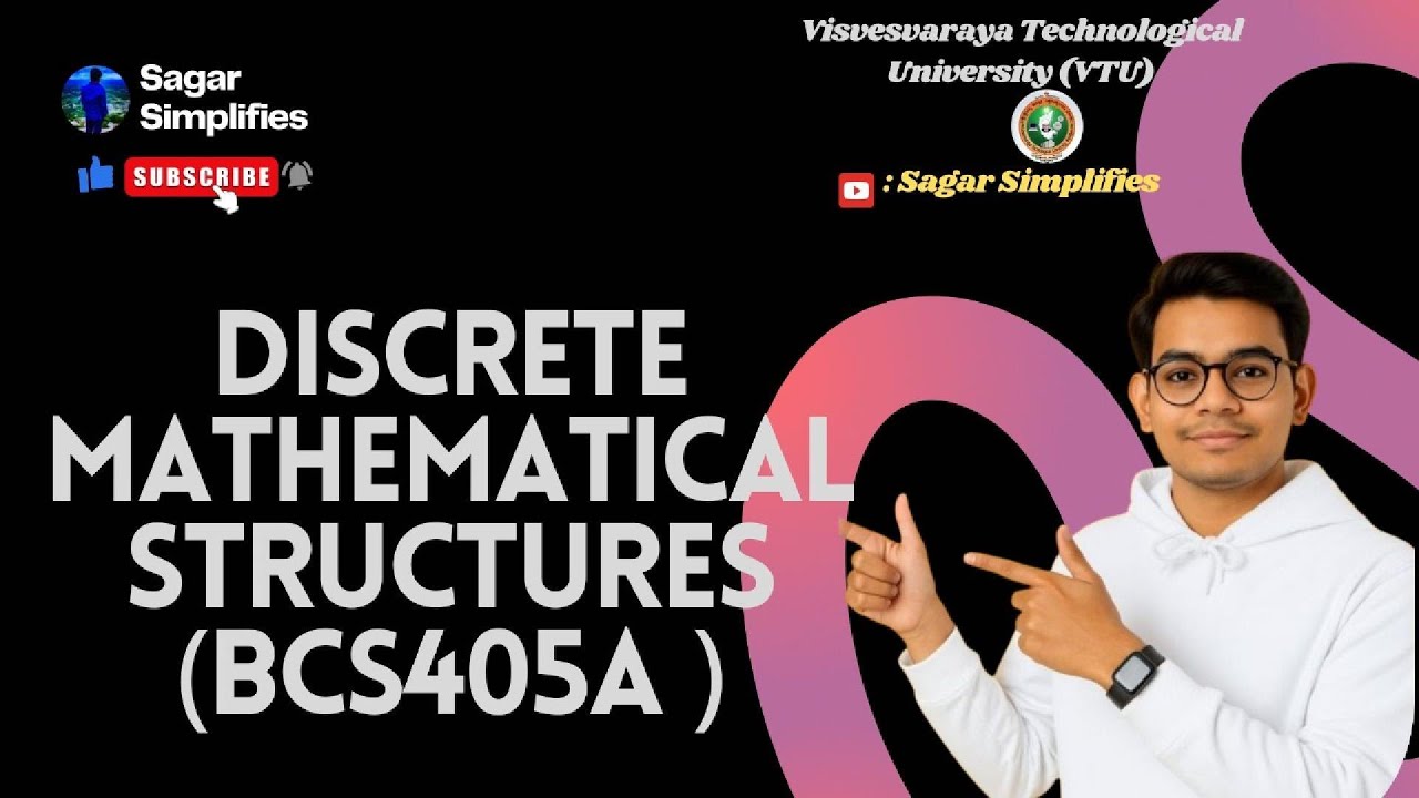DISCRETE MATHEMATICAL STRUCTURES (BCS405A),MODULE 1 IMPORTANT QUESTIONS ...