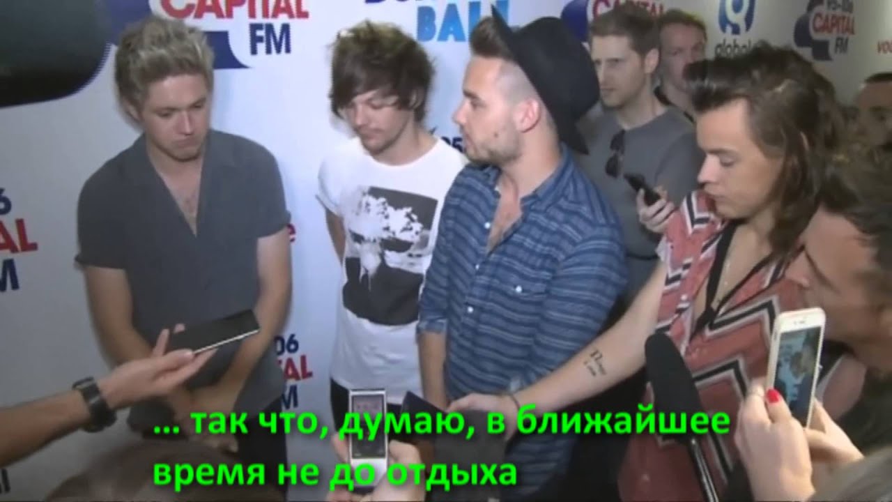 Интервью One Direction без Зейна с русскими субтитрами / One Direction ...
