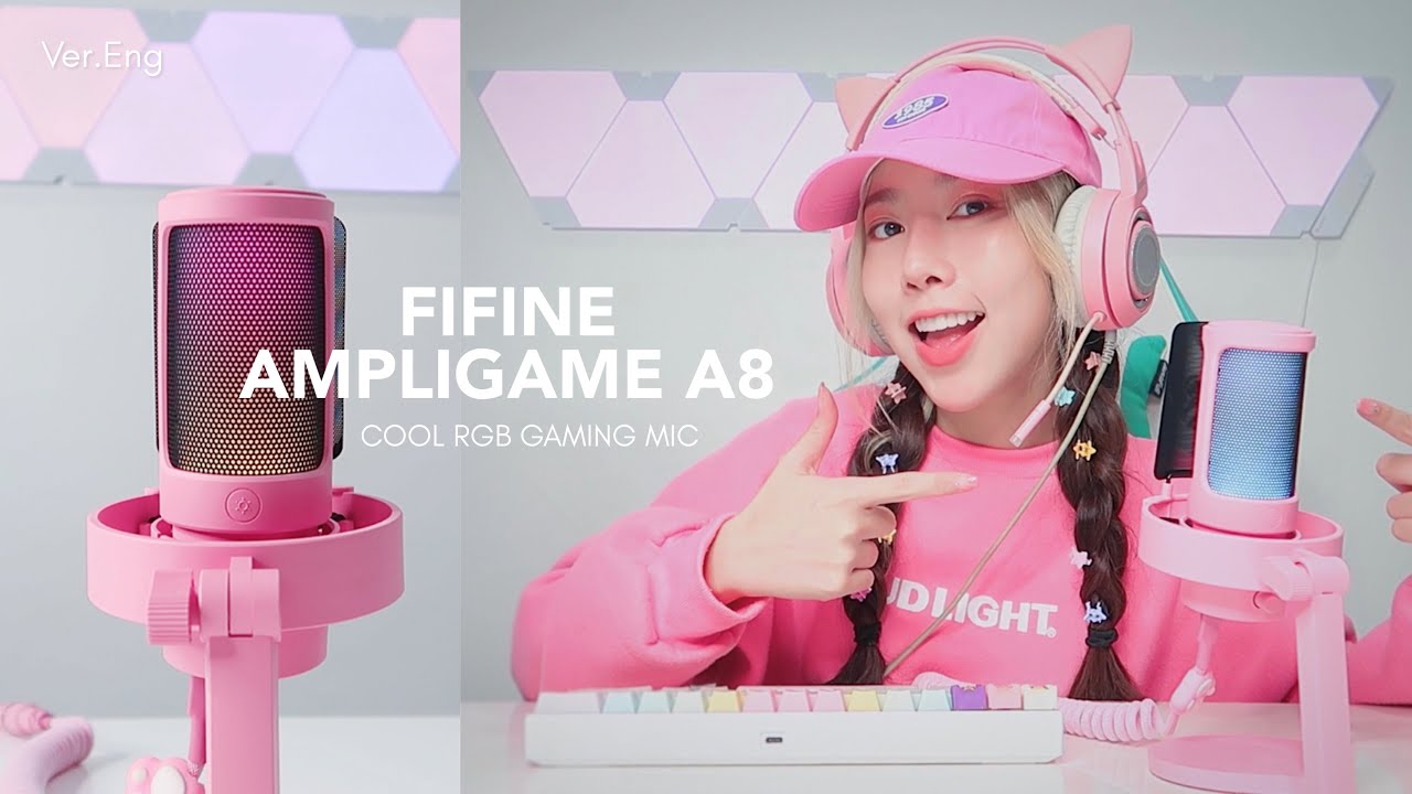 Fifine AmpliGame A8 - Best budget friendly mic เสียงดี RGB แจ่ม ...