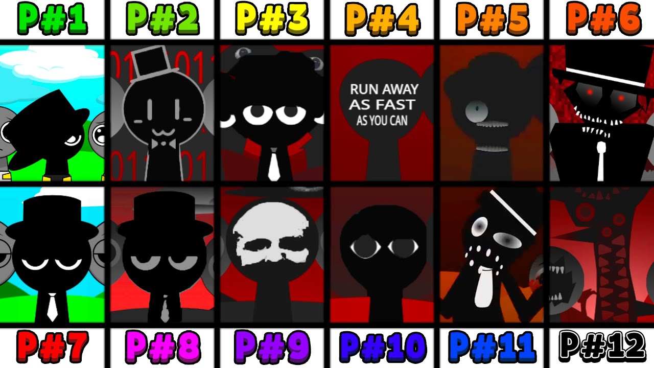 All 12 Phases in Incredibox Sprunki: From 1 Phase to 12 Phase - YouTube