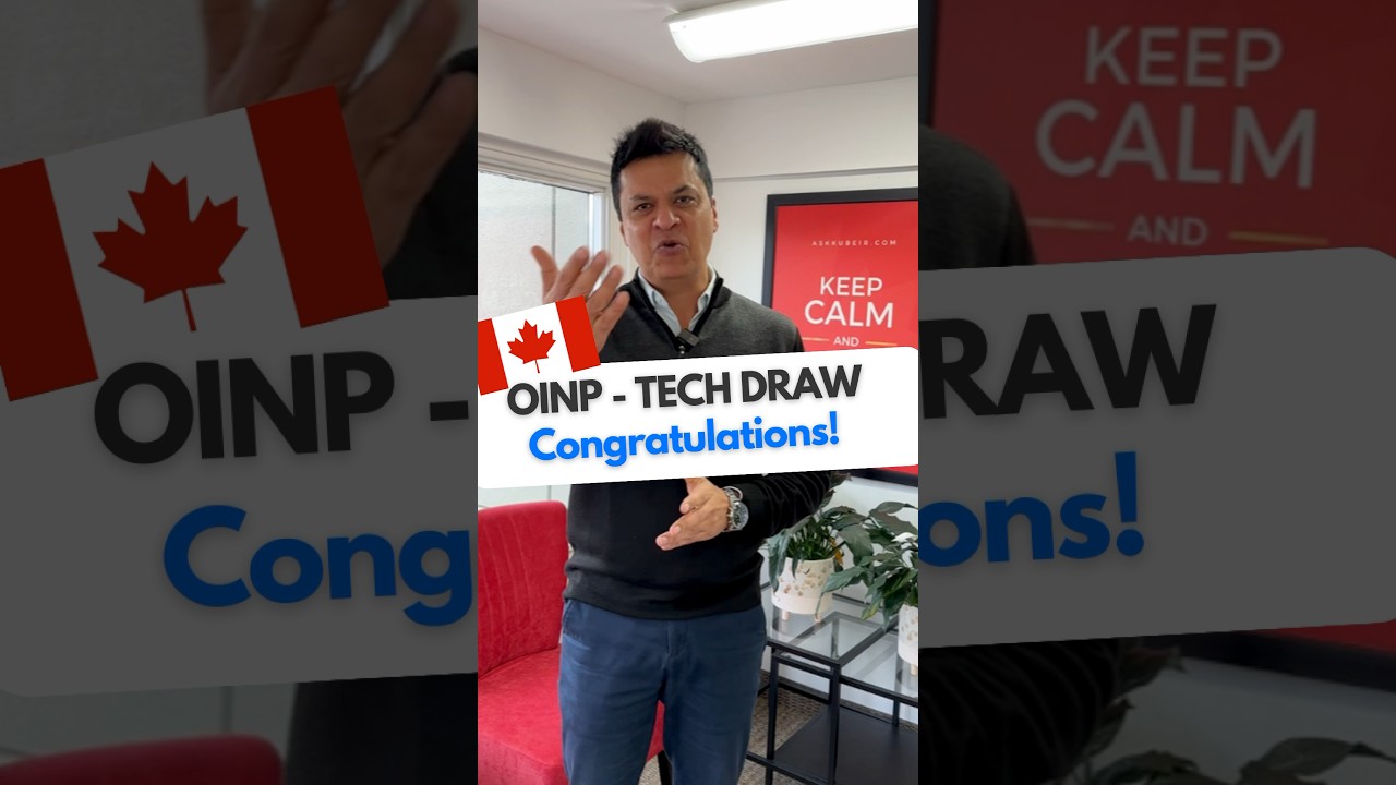 ONIP Ontario Tech draw | High score 480 | Canadian Immigration - YouTube