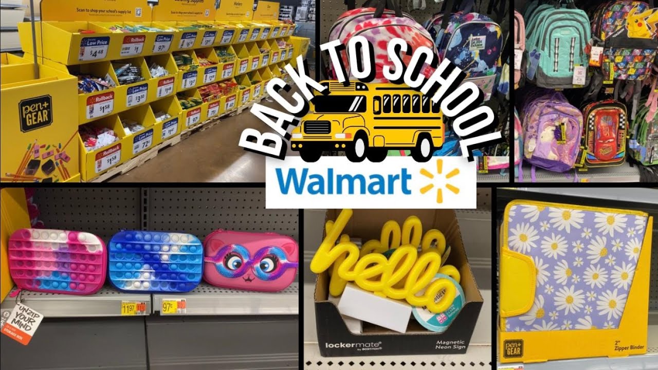 🖍️BACK TO SCHOOL SUPPLIES IN STOCK AT WALMART‼️WALMART BACK TO SCHOOL ...