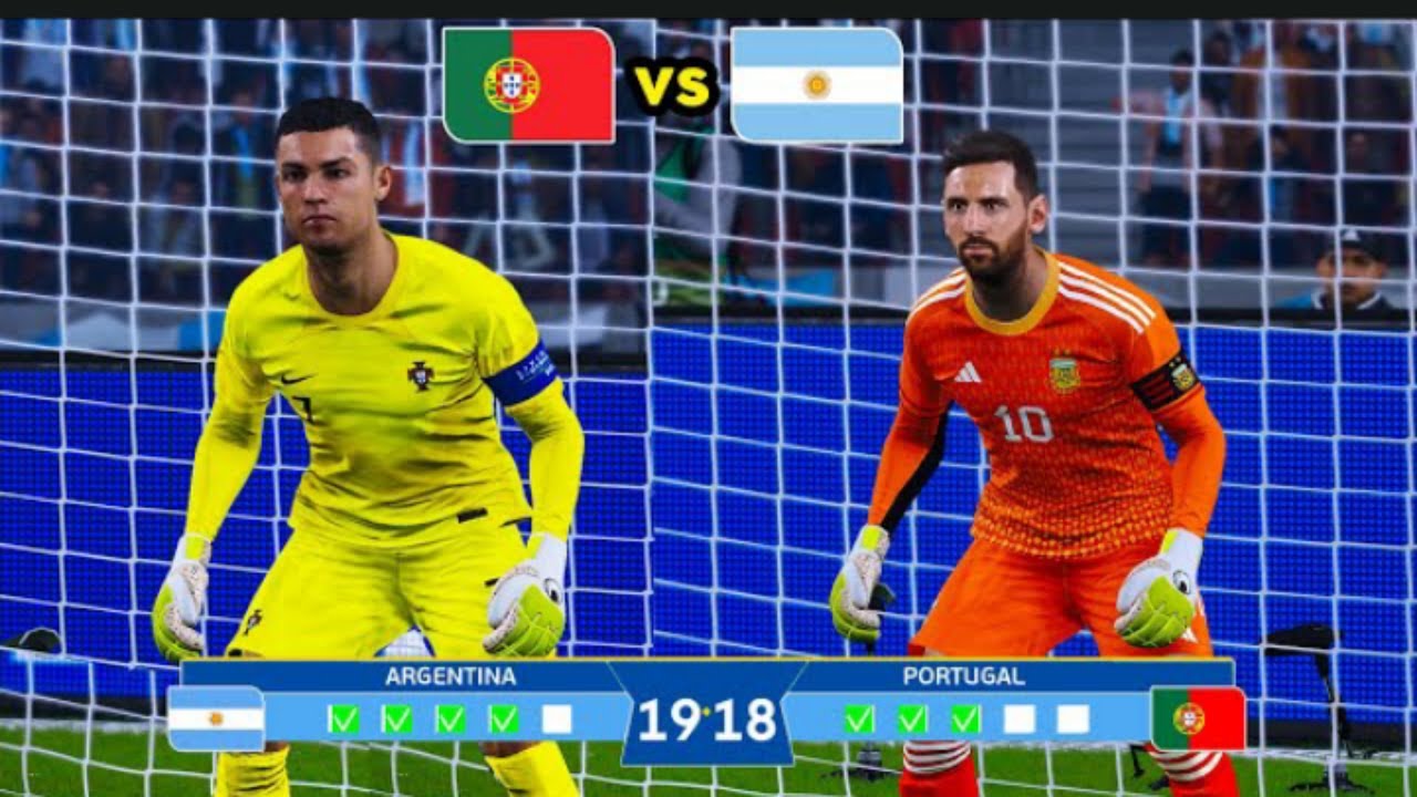 Ronaldo vs Messi Goalkeeping Challenge: Part 1 - YouTube