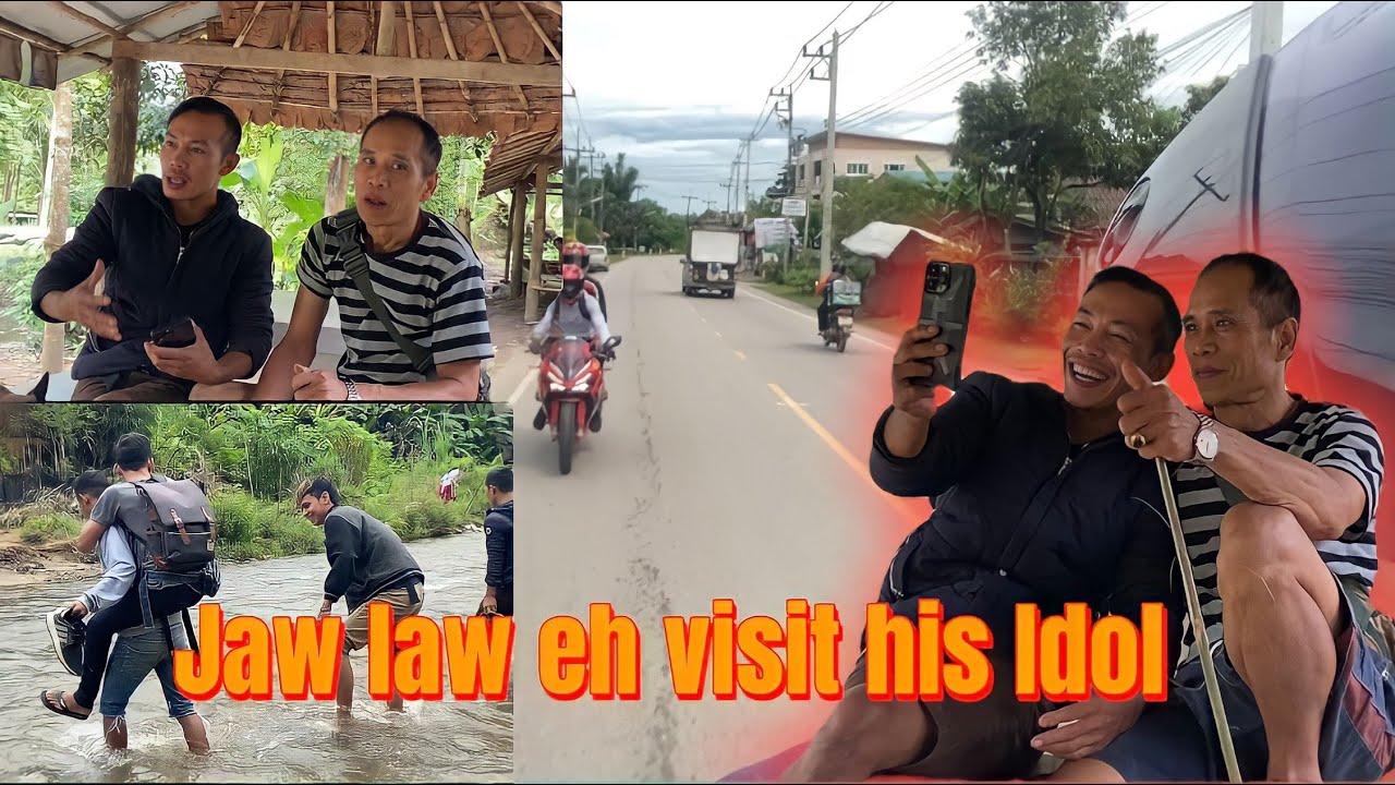 We visit jaw law eh idol in Mae la camp part 1😜😝 - YouTube