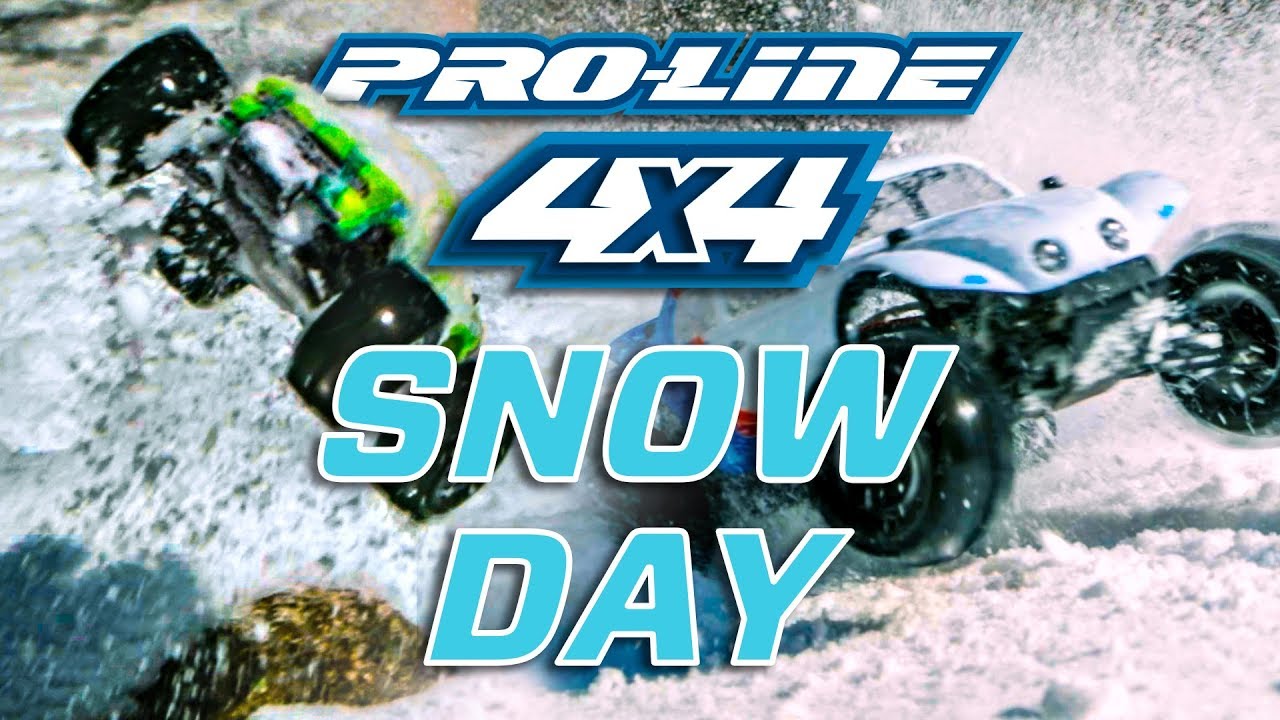 Pro-Line 4x4 Snow Day - YouTube