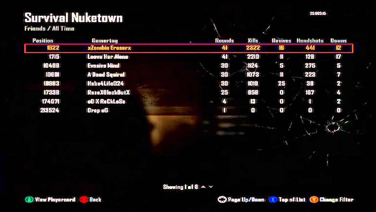 Black Ops 2 Zombie Stats and Leaderboards - YouTube