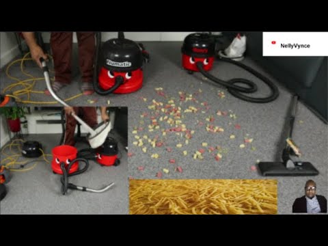 Numatic International HRV 200 And Henry HRV 200 Testing Vacuuming Pasta ...