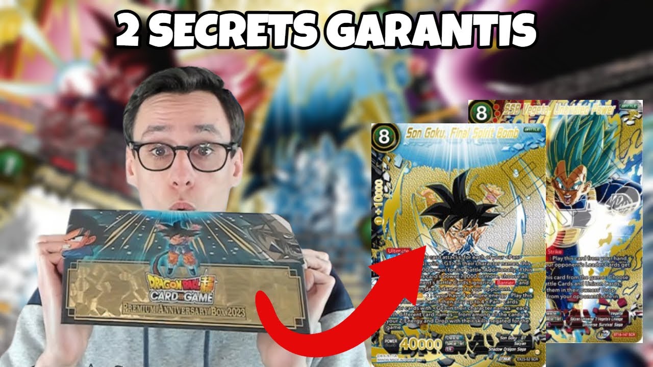 2 SCR ! OUVERTURE PREMIUM ANNIVERSARY BOX 2023 - DRAGON BALL SUPER CARD ...