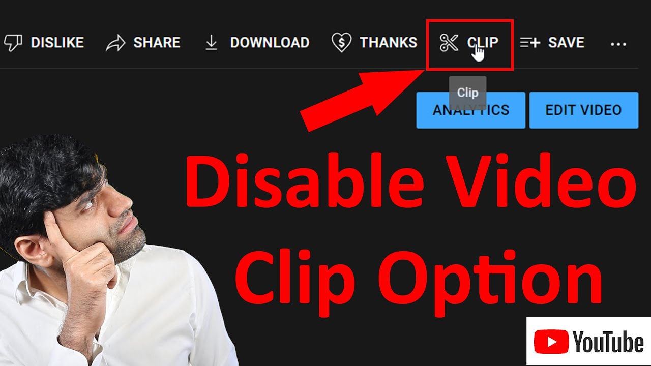 How to disable Video Clip option from your Channel on YouTube - YouTube