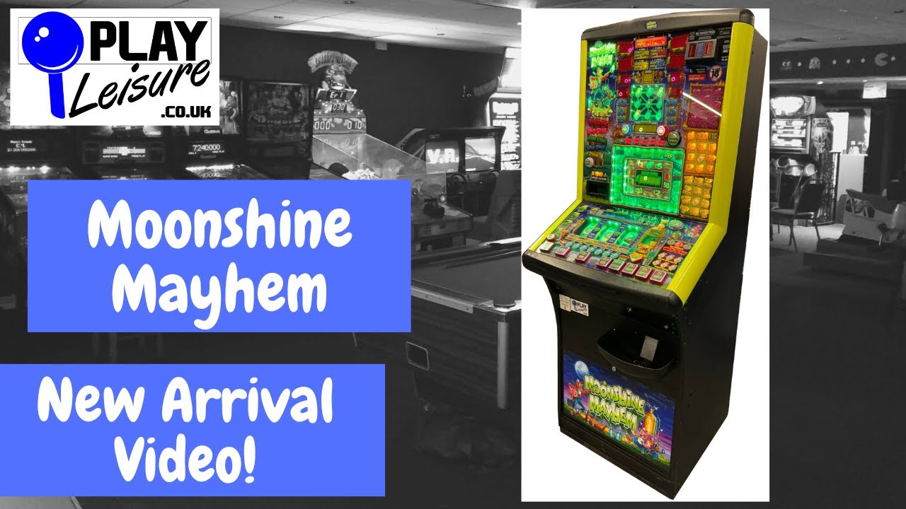 This is strong stuff!! It's the Moonshine Mayhem Fruit Machine... - YouTube