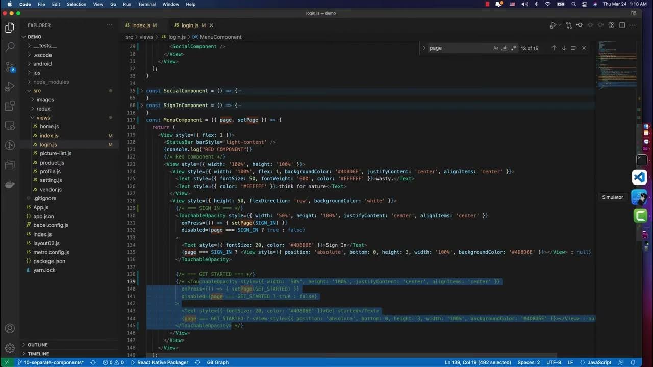 16 - Q&A: Managing Components on a React Native Screen - YouTube