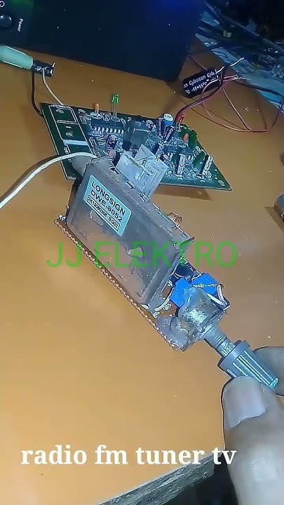 DIY radio fm pakai tuner tv - YouTube