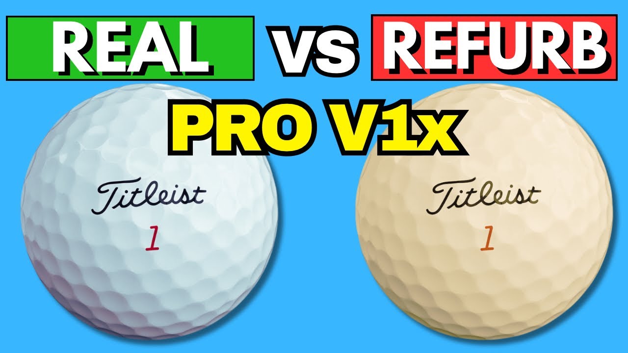 Inside a REFURBISHED Pro V1x vs NEW Pro V1x Golf Ball! (What’s Inside ...