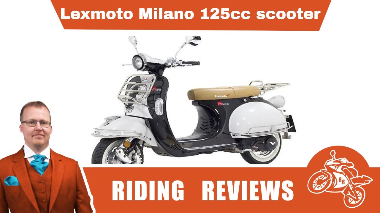 Lexmoto milano 125cc euro 4 riding reviews - YouTube