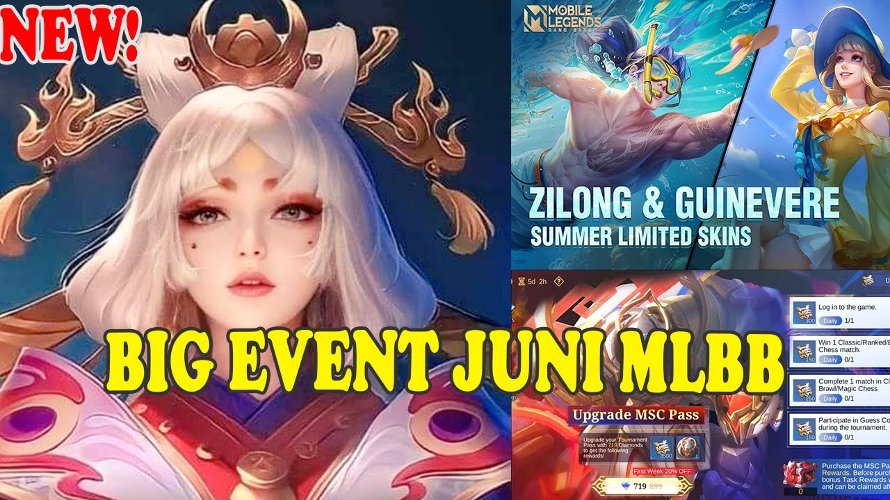 JADWAL EVENT BESAR JUNI 2023 MOBILE LEGENDS - SKIN LEGENDS LUNOX, MSC ...