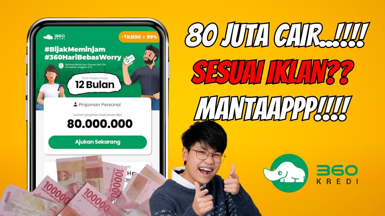 APAKAH SESUAI IKLANNYA 360 KREDI PINJAMAN ONLINE LIMIT 80 JUTA!!! - YouTube