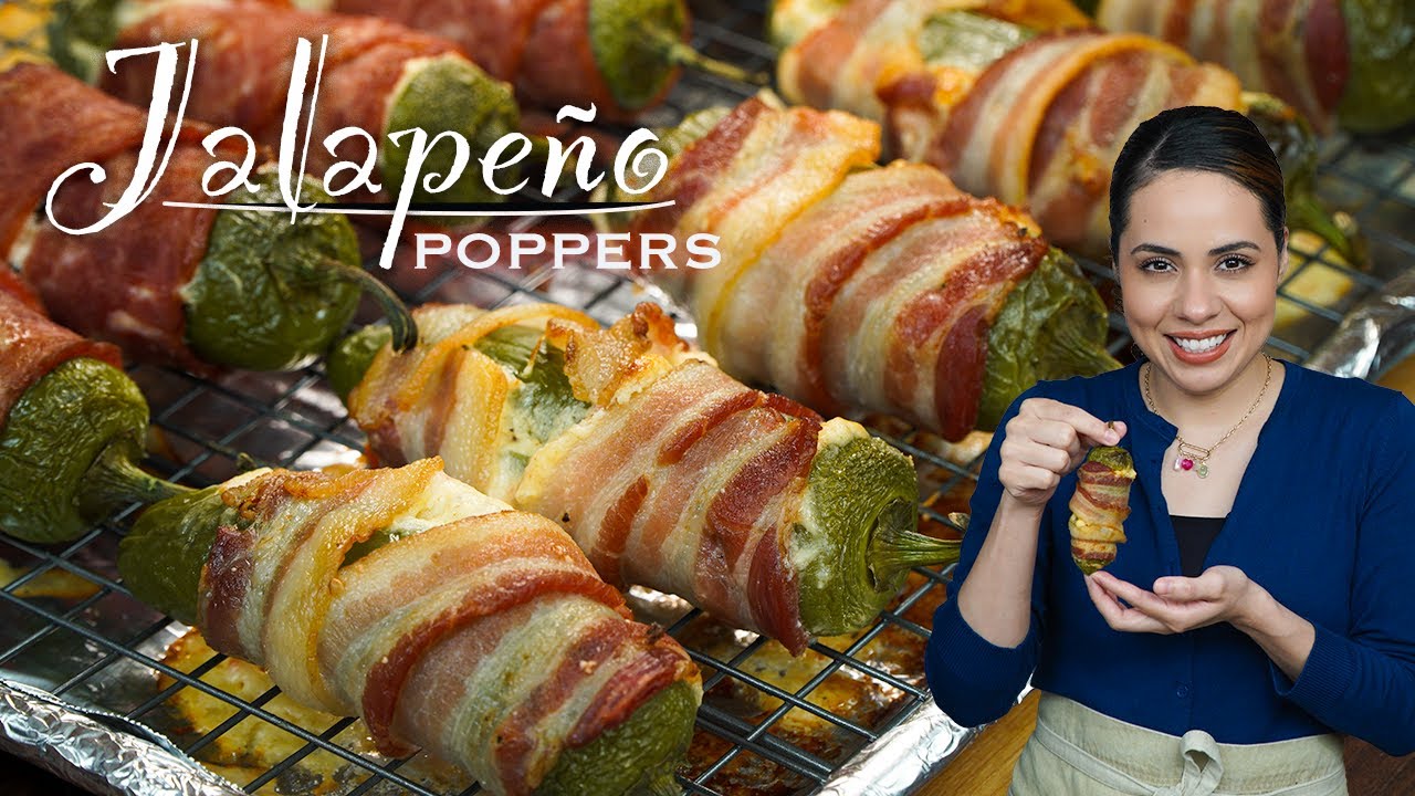 EASY BAKED Jalapeño Poppers | Villa Cocina - YouTube