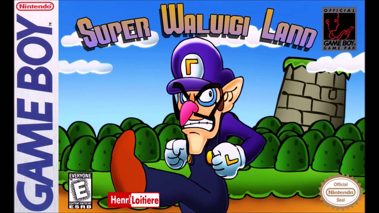 Super Waluigi Land Game Start Screen - YouTube