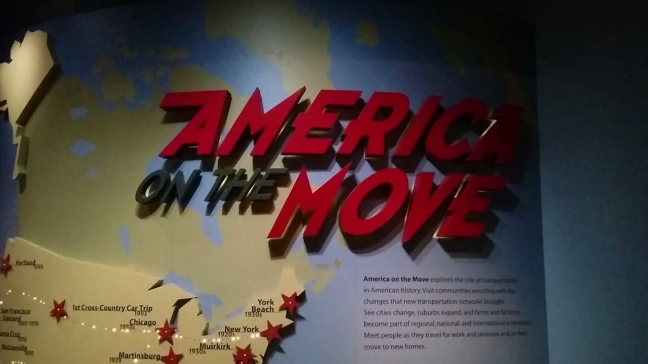 America on the Move exhibit at the National Museum of American History ...