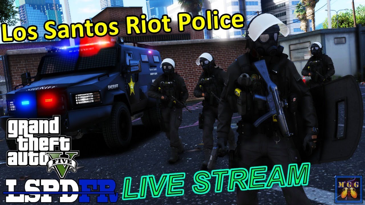 Los Santos Riot Police LIVE Patrol In An Armored Bearcat | GTA 5 LSPDFR ...