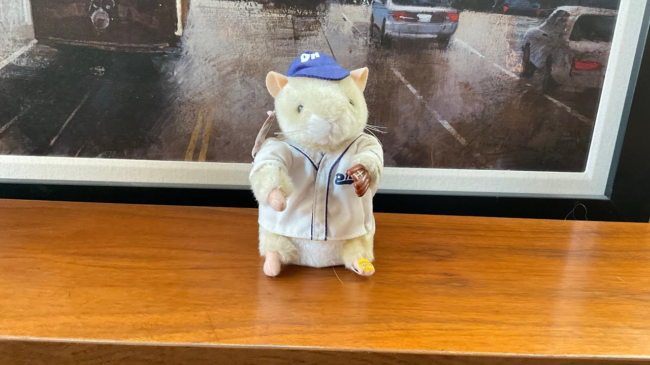 Gemmy Animated Baseball Dancing Hamster “Take me Out to the Ball Game ...