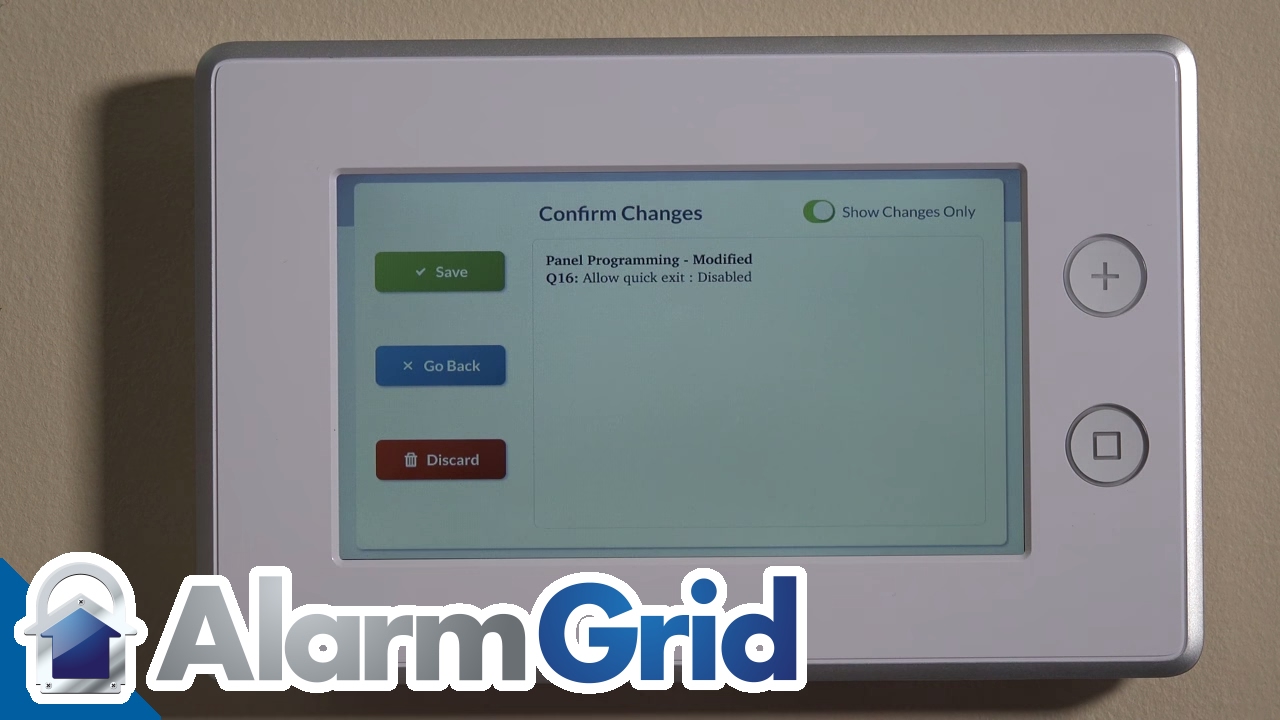 2GIG GC3: Disable Quick Exit - YouTube