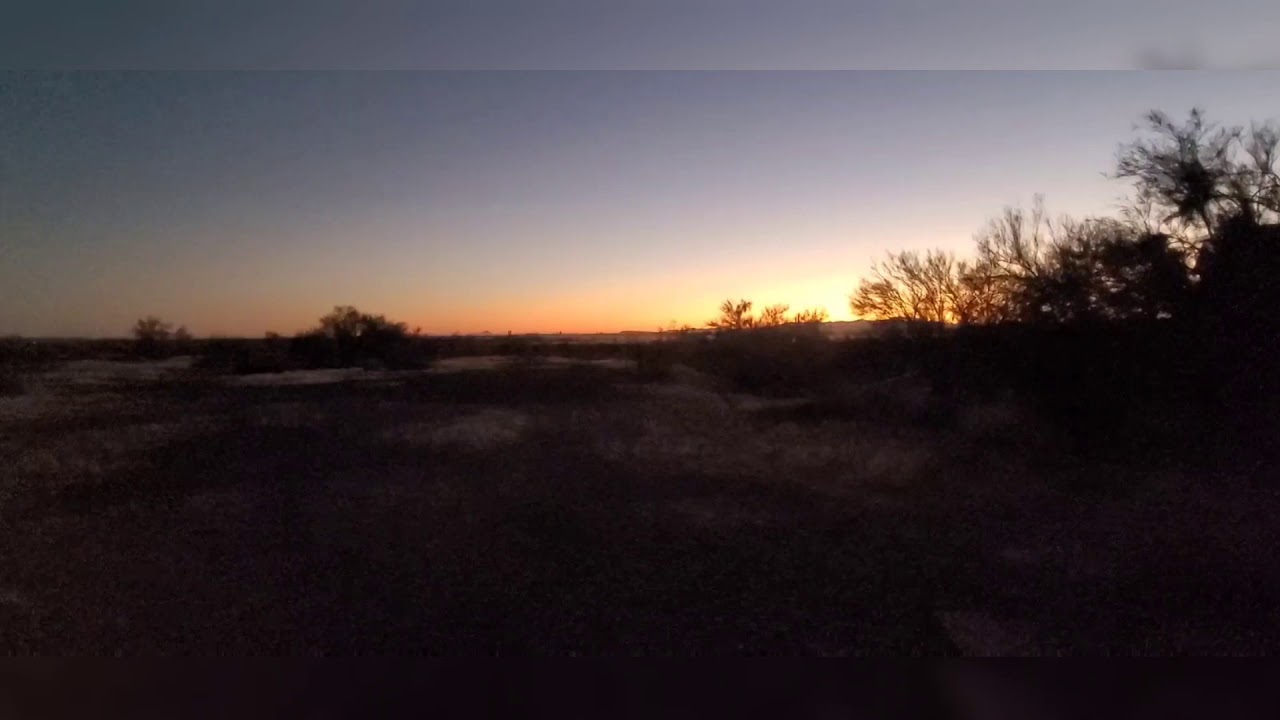 Sunset from our Earthship in Wittmann Arizona - YouTube