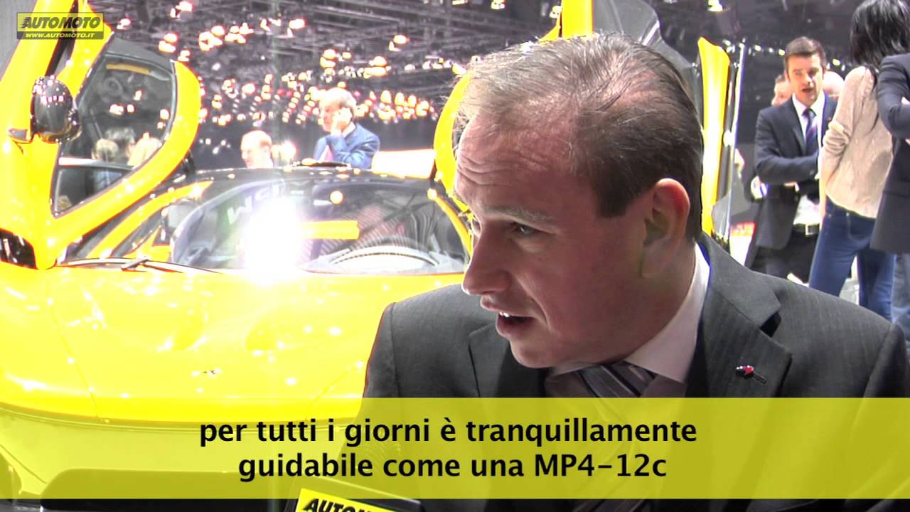 McLaren - Salone di Ginevra 2013 - Intervista a David Brimson ...