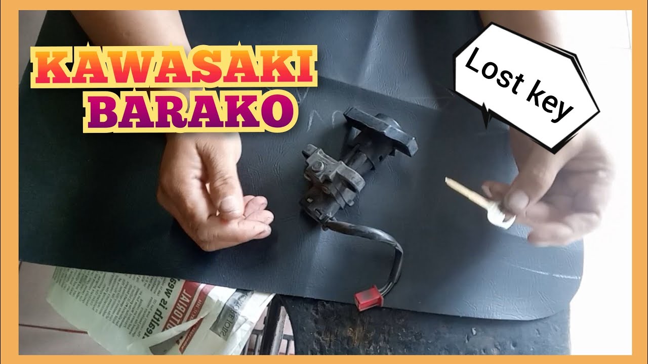 KAWASAKI BARAKO LOST KEY (tutorial) - YouTube