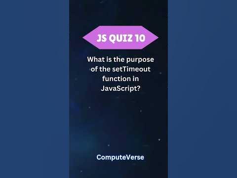 JavaScript Quiz #10: Unleashing the Power of JavaScript's setTimeout Function..!! #javascript ...