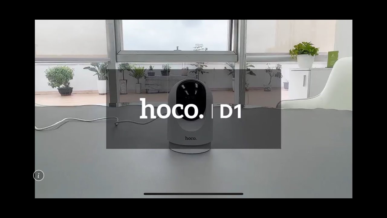 Hoco D1 กล้องวงจรปิด - YouTube
