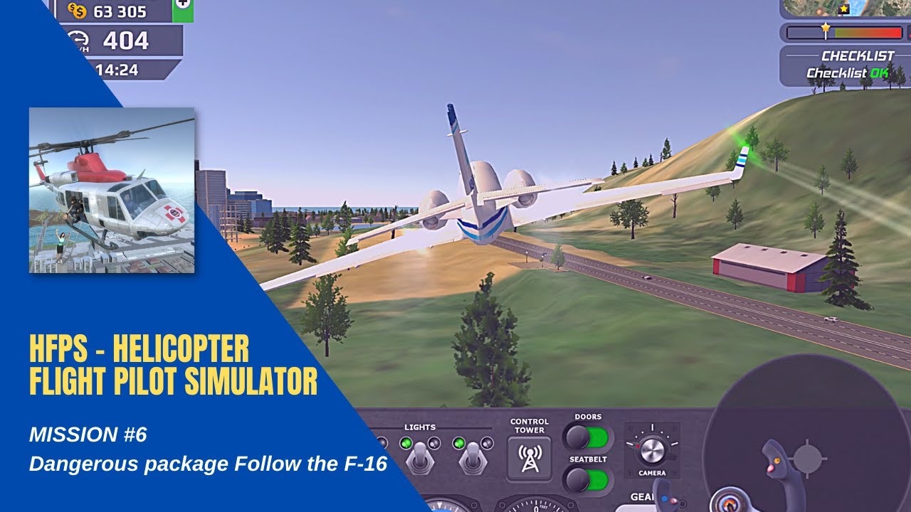 HFPS - Helicopter Flight Pilot Simulator MISSION #6 Dangerous package ...