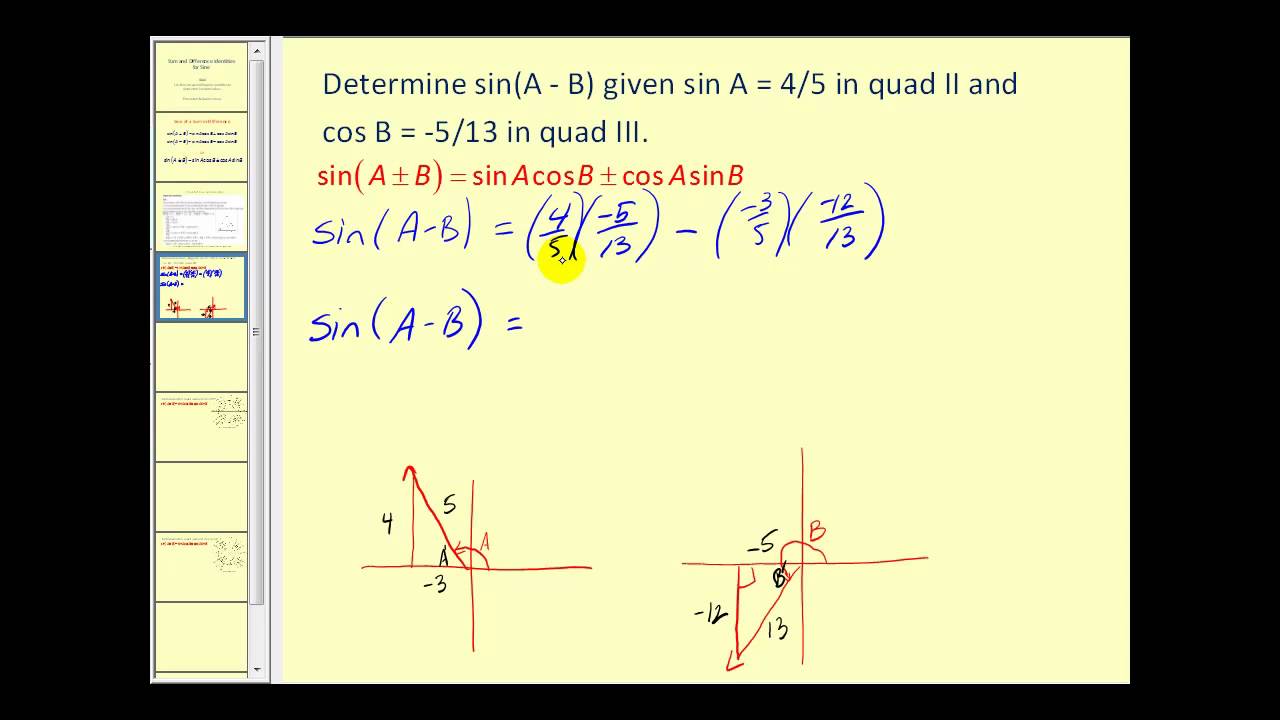 Sum And Difference Identities For Sine YouTube sum-and-difference-identities-for-sine-youtube