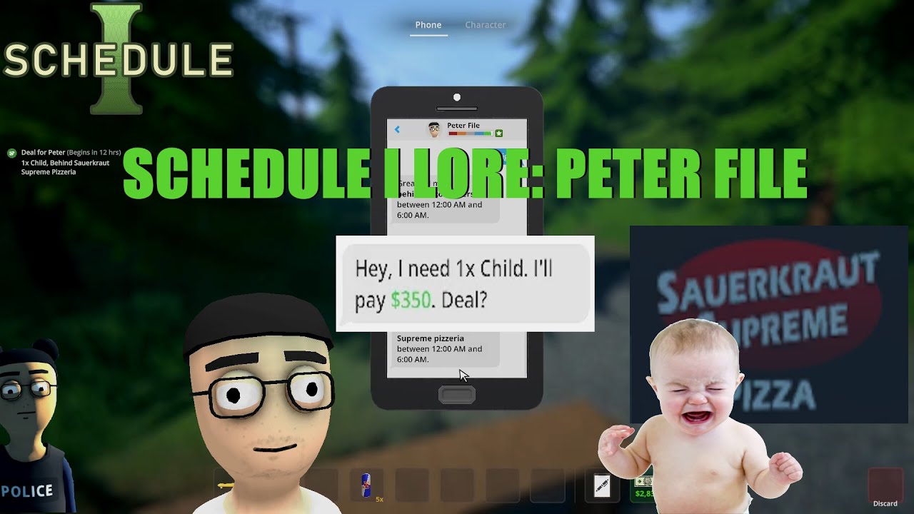 Schedule 1 Lore Peter File - YouTube