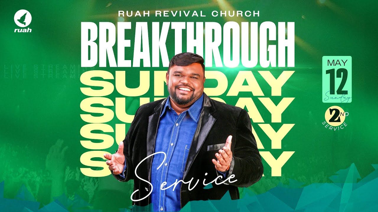 🔴🅻🅸🆅🅴 - BREAKTHROUGH SUNDAY SERVICE | 2nd SERVICE | 12 MAY 2024 | # ...