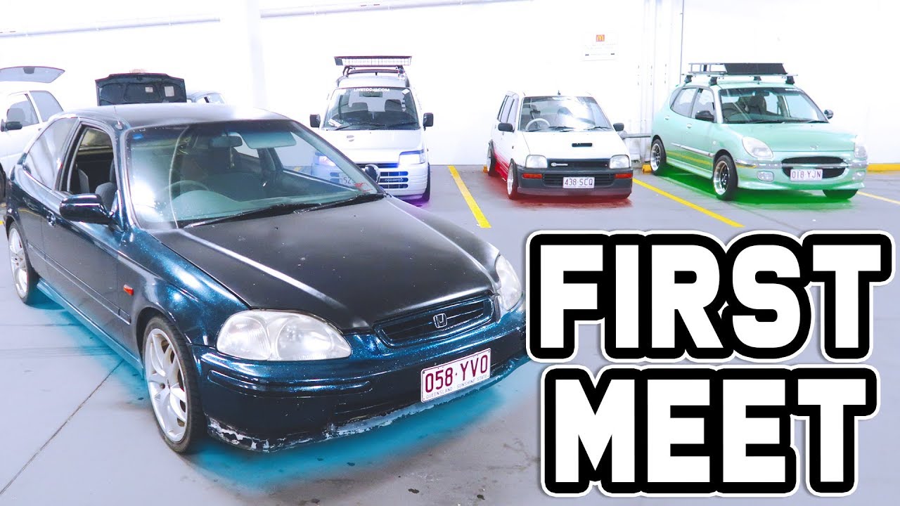 THE CIVIC'S FIRST CAR MEET! - YouTube